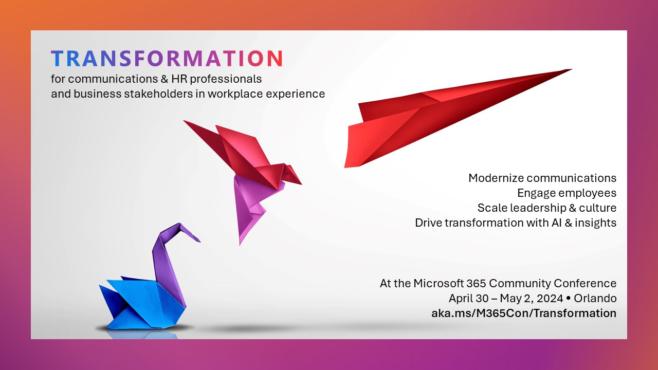 Microsoft 365 Community Conference